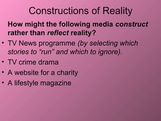 Representationandideologytvdrama | PPT