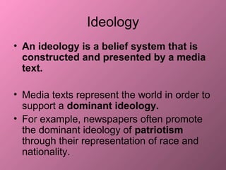 Representationandideologytvdrama | PPT