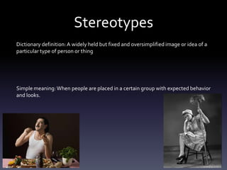Representation and stereotypes | PPT