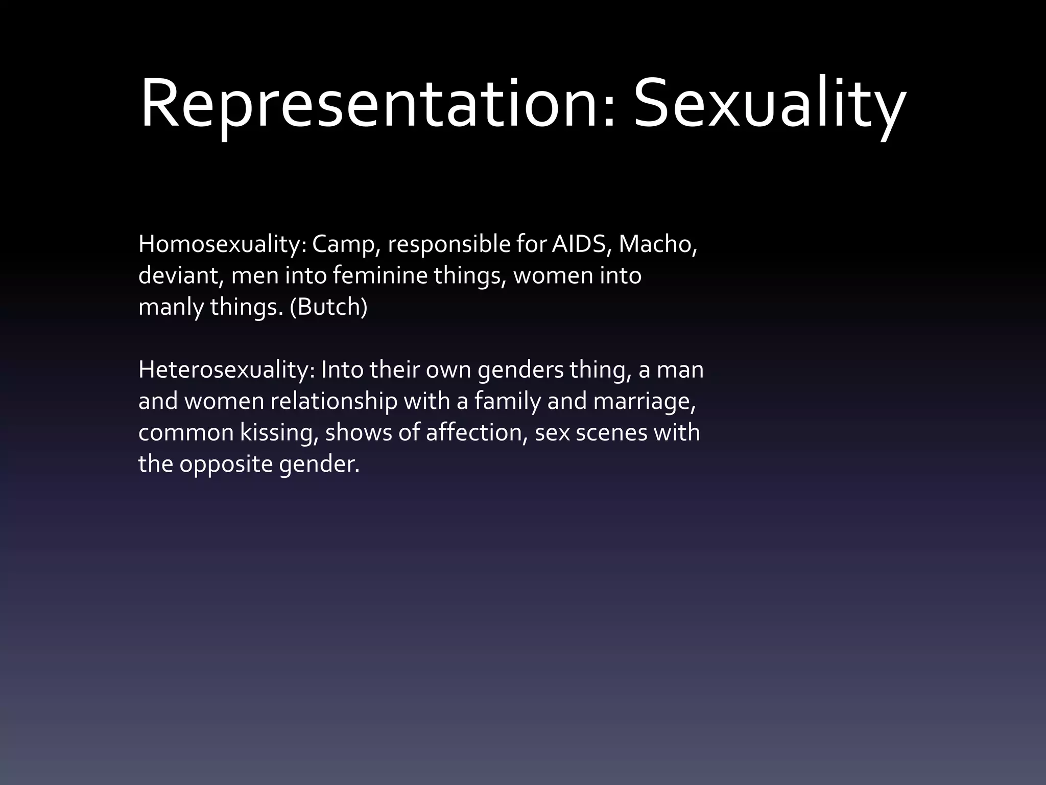 Representation and stereotypes | PPTX