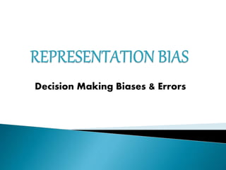 Representation bias | PPTX
