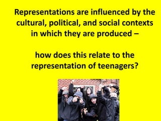 Representation cultural concern | PPTX