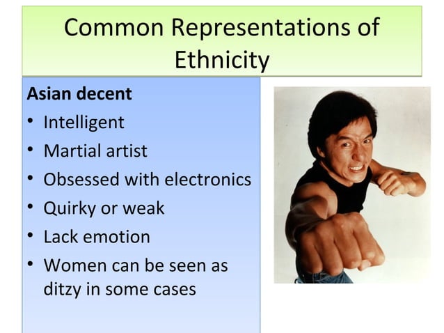 Representation ethnicity | PPT