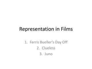 Representation in Films | PPTX