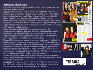 Representation in my magazine | PPTX