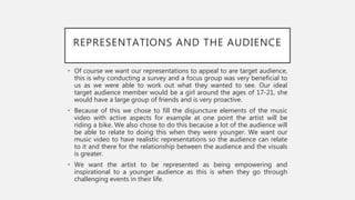 Representation in my music video | PPT