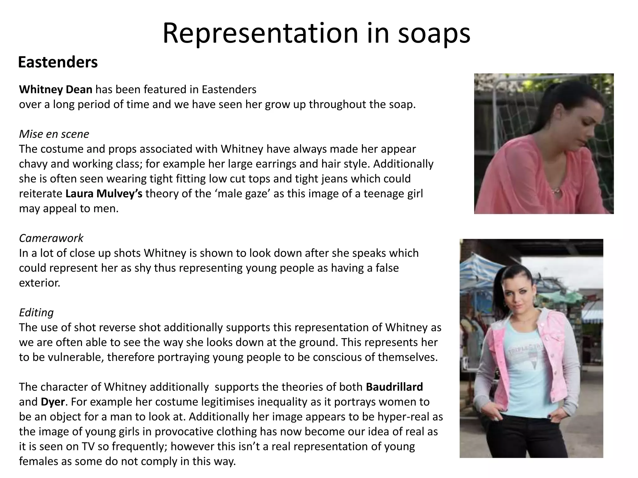 Representation in soaps extended task 6 | PPT