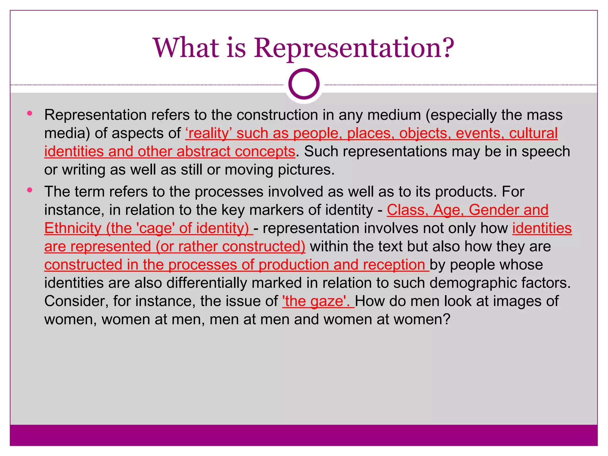 Representation in the_media[1].ppt banhams | PPT