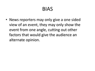 Representation in the news | PPTX