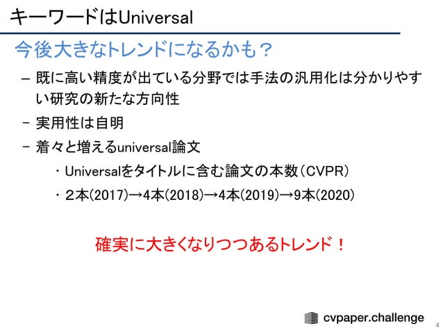 【CVPR 2020 メタサーベイ】Representation Learning | PPT