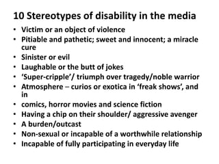 Representation of ability disability1 | PPT
