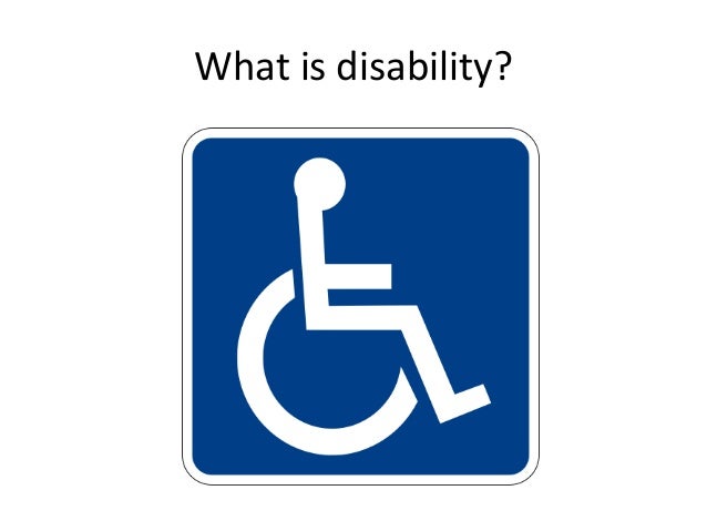 Representation of ability disability1