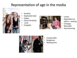 Representation of age in the media | PPTX