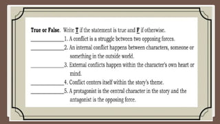 Exploring Conflict in Philippine Literature: Themes and Examples | PPTX