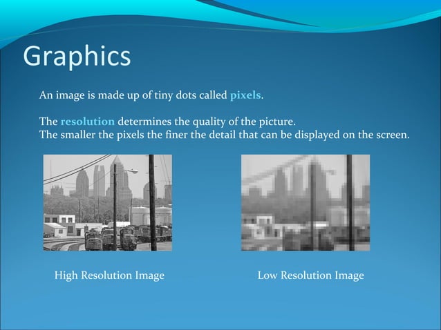 How Computers Represent Graphics | PPT