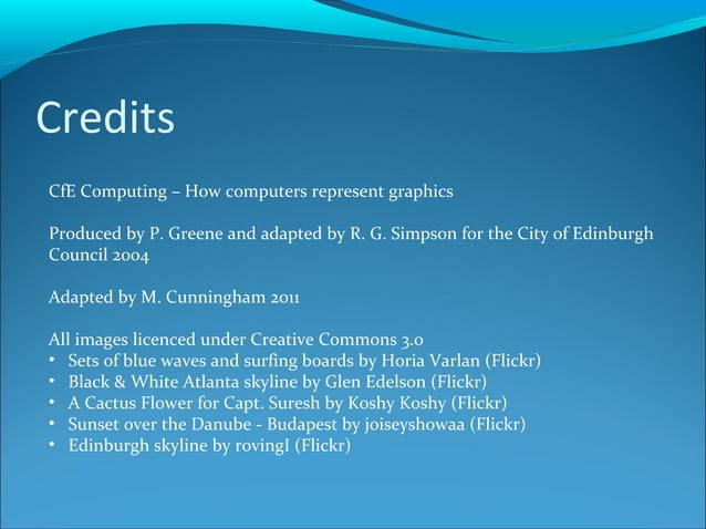 How Computers Represent Graphics | PPT