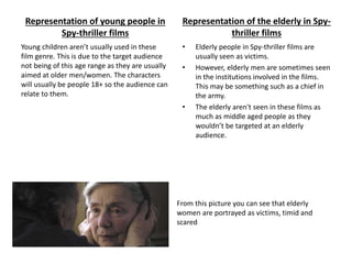 Representation of characters in spy thriller films | PPTX