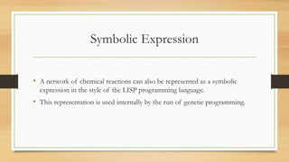 systems biology- Representation of chemical reaction networks | PPT