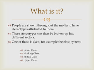 Representation of class | PPTX