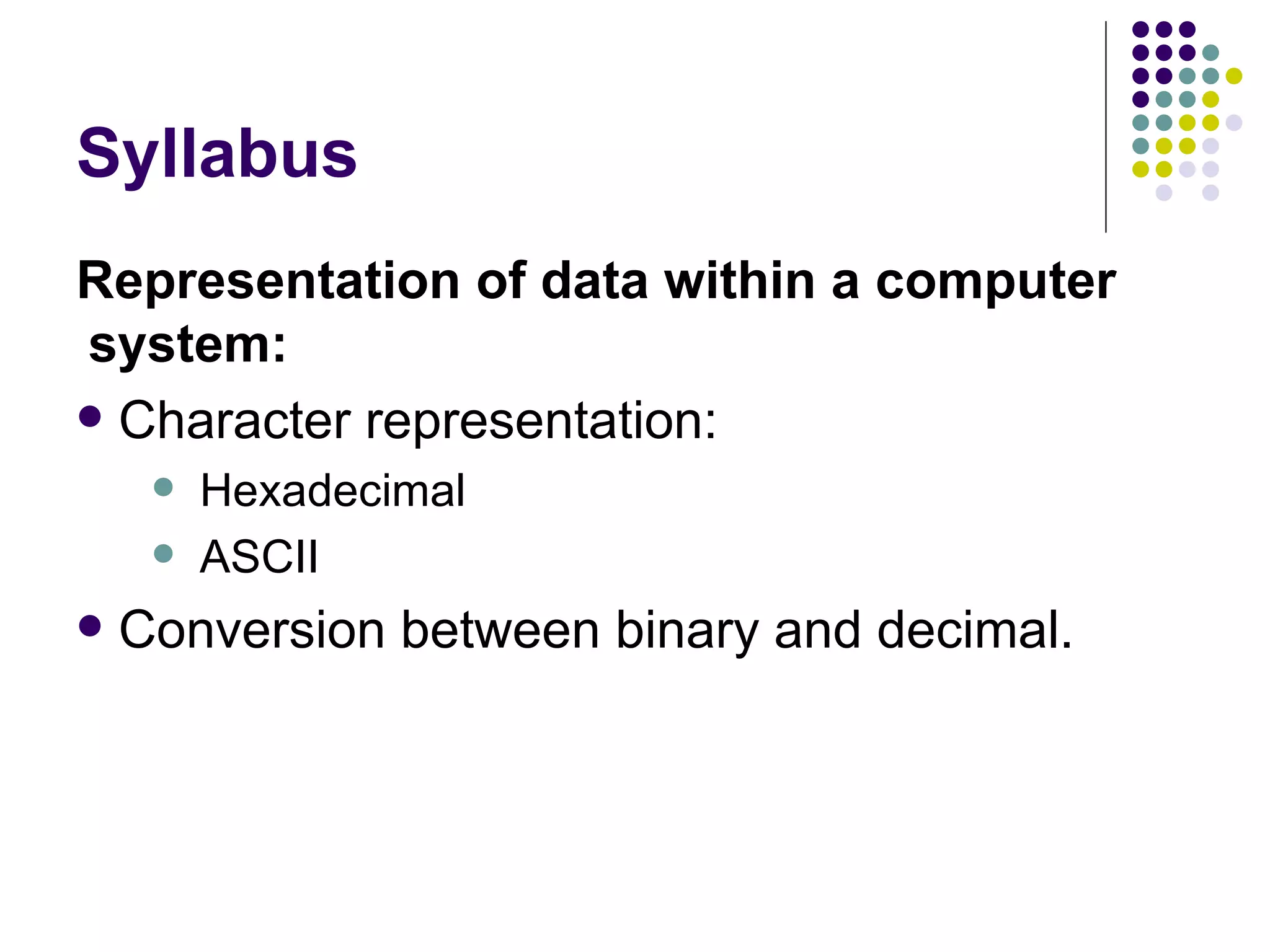 Representation Of Data | PPT