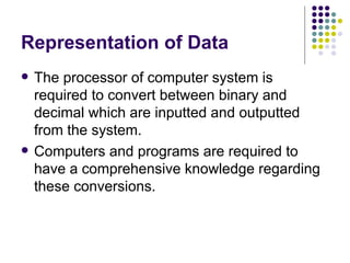 Representation Of Data | PPT