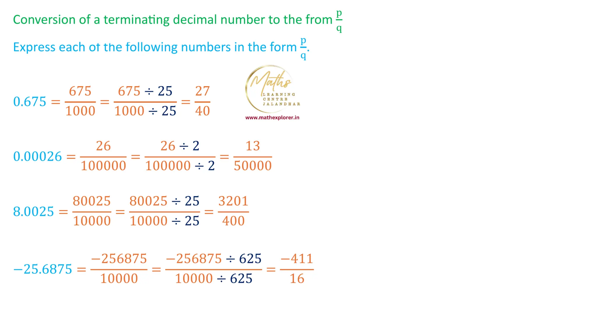 representation of decimal number to the pq form.pdf