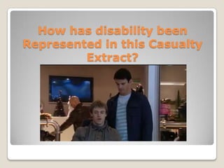 Representation of disability | PPT