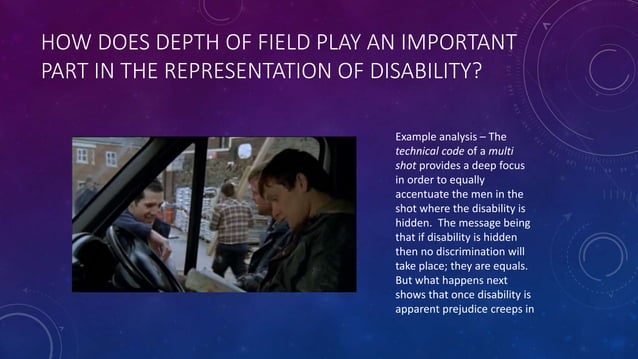 Representation of disability | PPT