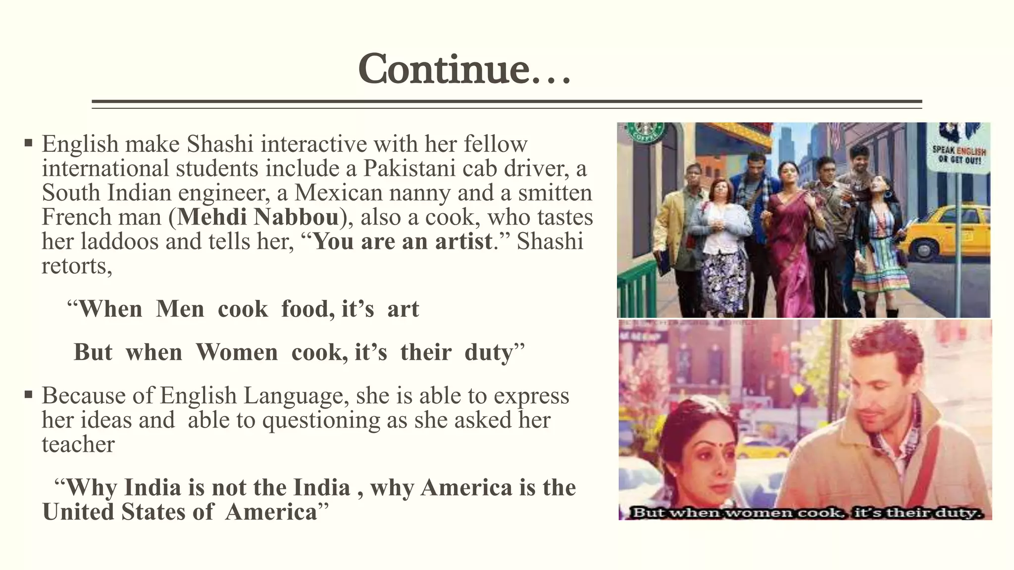 Representation of english language in movies | PPT