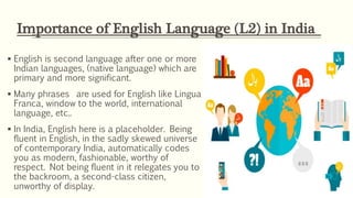 Representation of english language in movies | PPT
