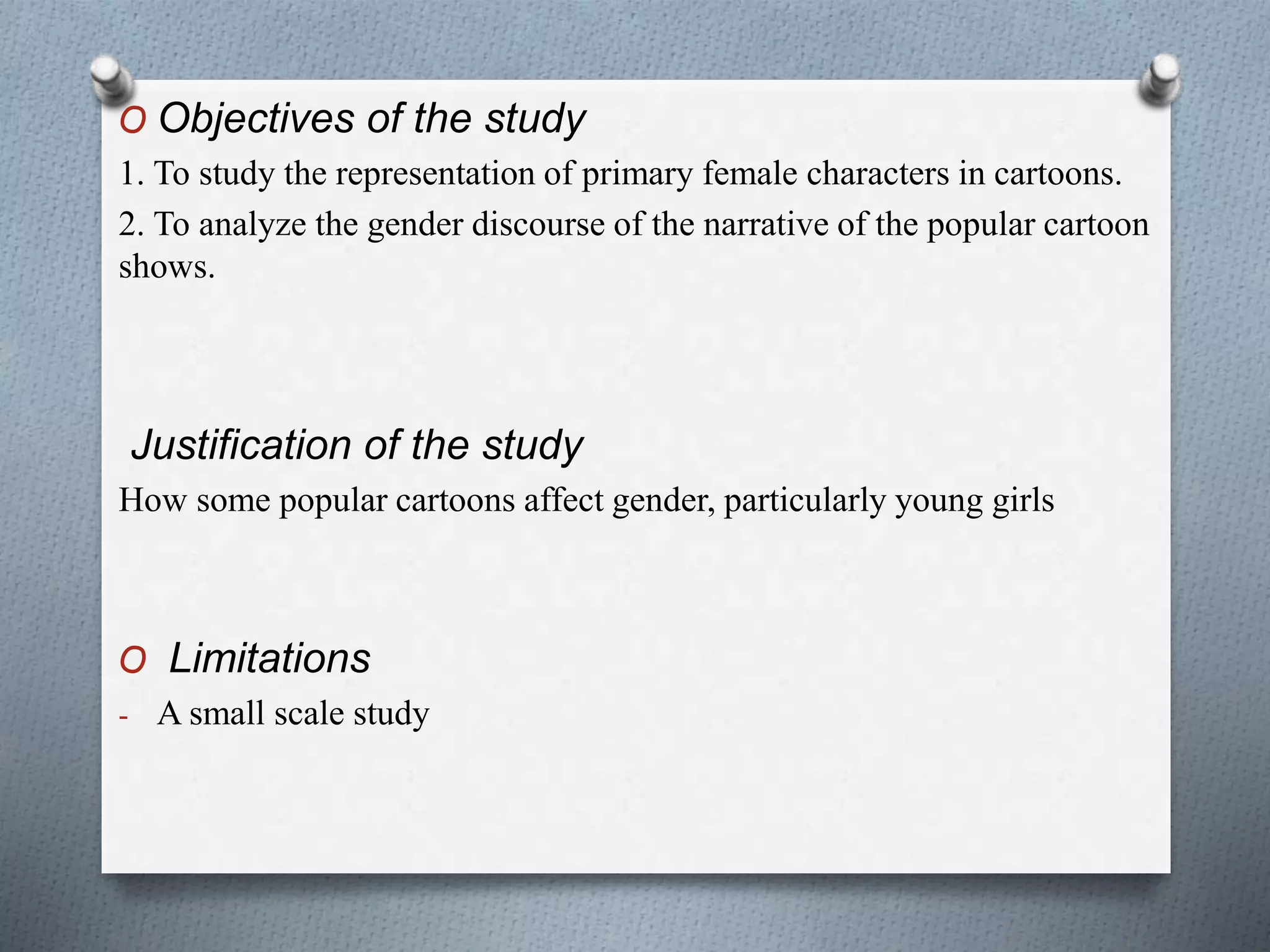 Representation of female character in some popular cartoons | PPT