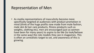 Representation of gender | PPTX