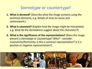 Representation of gender and stereotypes | PPTX