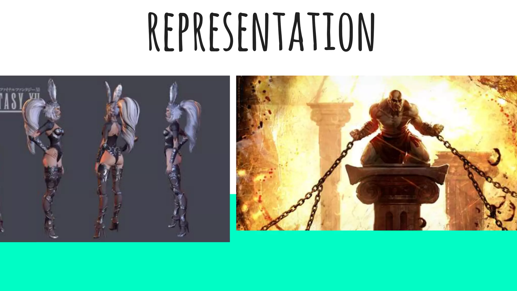 Representation of gender in games - slides | PPTX