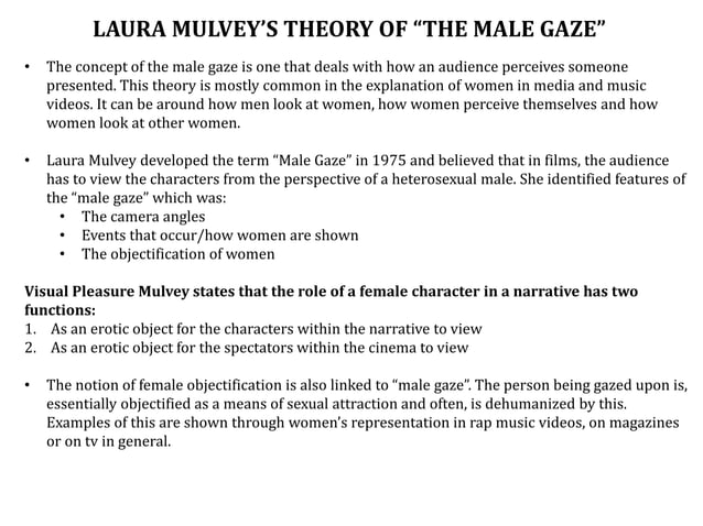 Representation of gender in music videos | PPTX