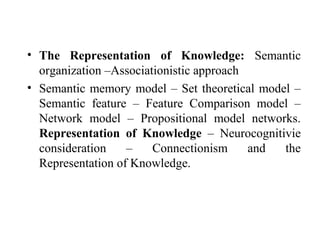 Representation of knowledge | PPT