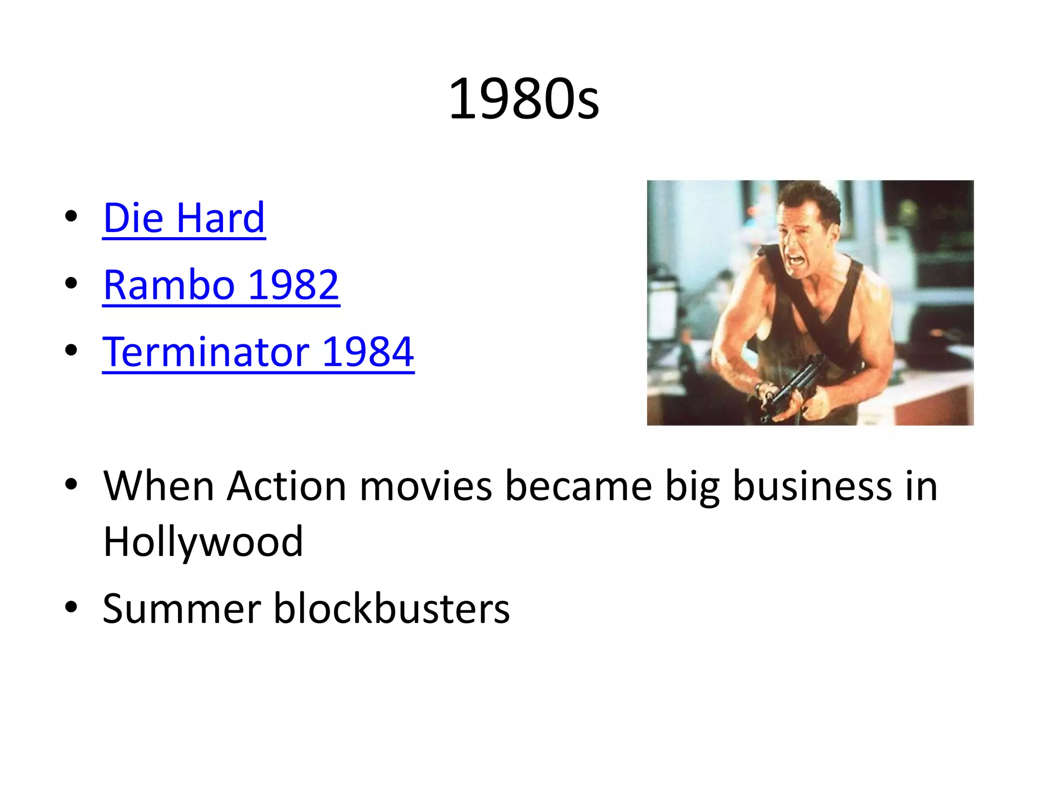 Representation of men in action films | PPTX