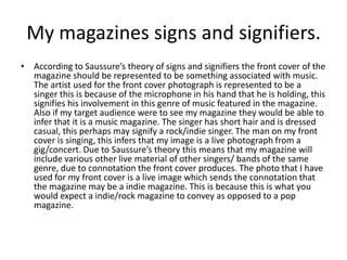 Representation of my product through signs and signifiers | PPT