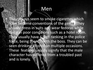 Representation of noir characters | PPTX