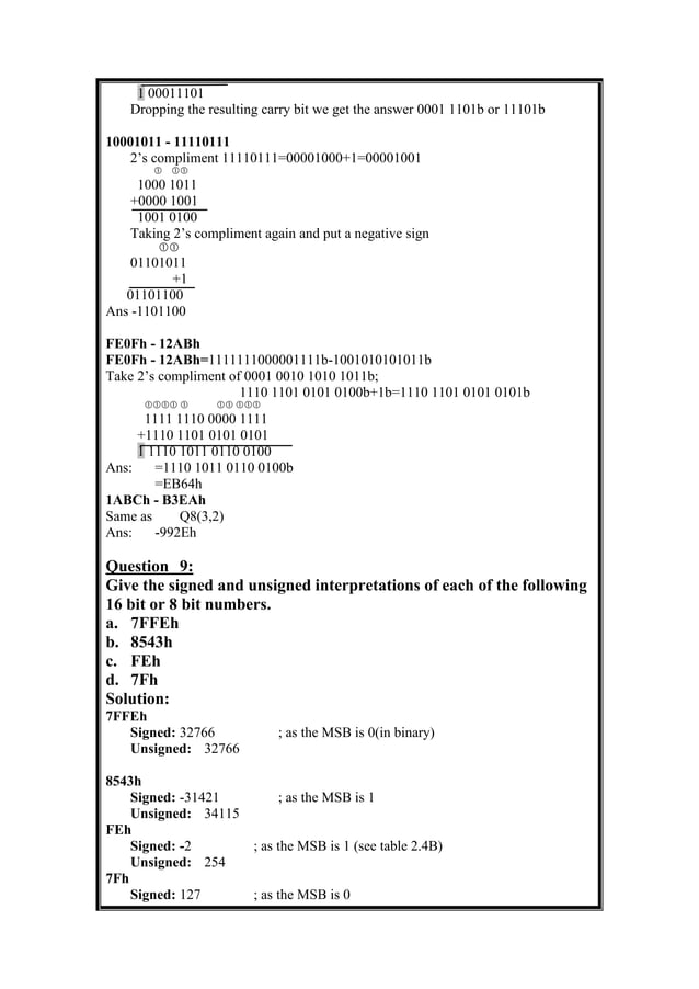Representation of numbers and characters | PDF | Computing | Technology & Computing