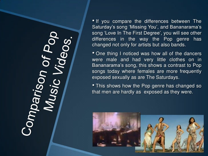 Representation of Pop Genre