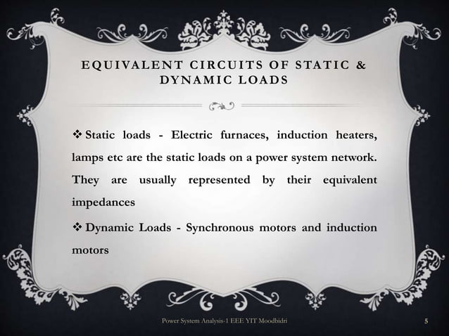 Representation of power system components | PPTX | Computer Networking ...
