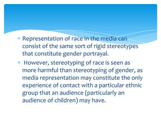 Representation of race & ethnicity | PPTX