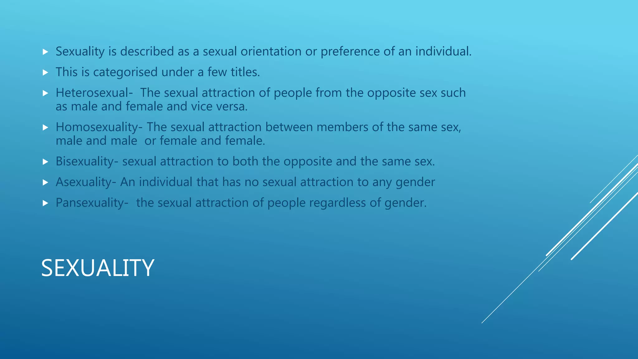 Representation Of Sexuality Ppt