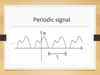 Representation of signals | PPTX