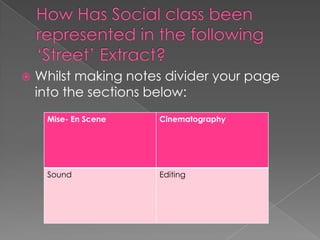 Representation of social class | PPT