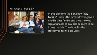 Representation of social classes | PPTX