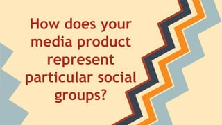 Representation of social groups | PPT