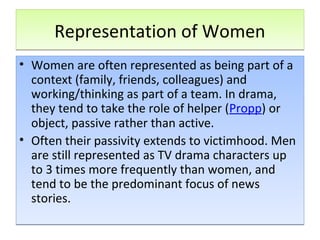 Representation of women | PPT