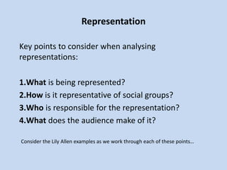 Introduction to Representation | PPT